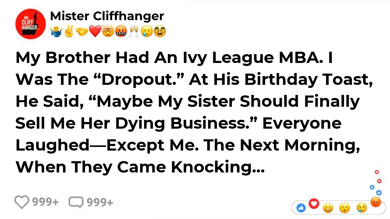 My Brother Had An Ivy League MBA. I Was The “Dropout.” At His Birthday ...