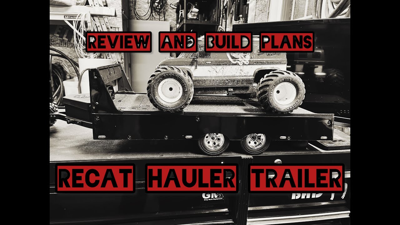 RED CAT 1/10 Trailer Review and build plans! - YouTube
