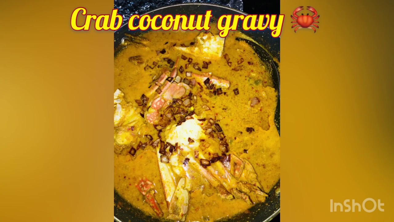 20 Minute - Crab Coconut gravy - YouTube