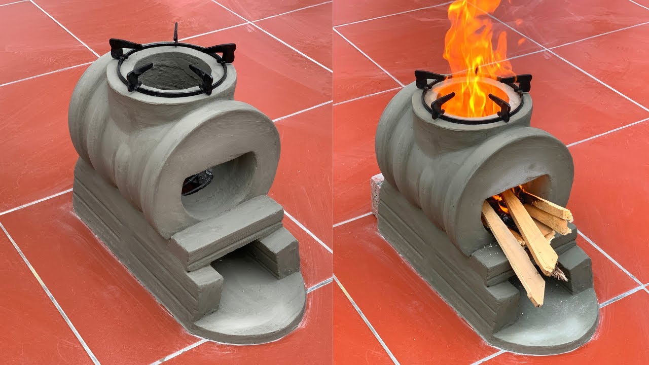 Ideas Of A Firewood Stove From A Plastic Barrel - Beautiful and Easy ...
