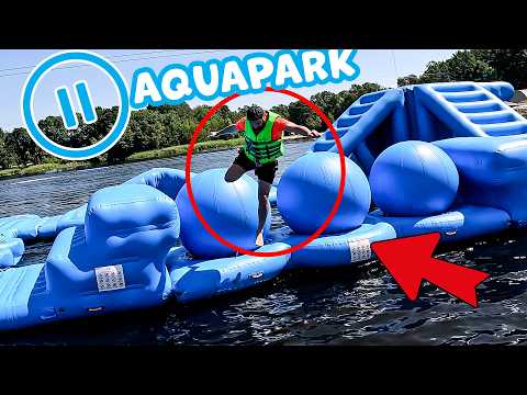 AQUAPARK PAUSE CHALLENGE mit Kaan, Dania & Claudio! Wer schafft den WASSER-PARKOUR?!