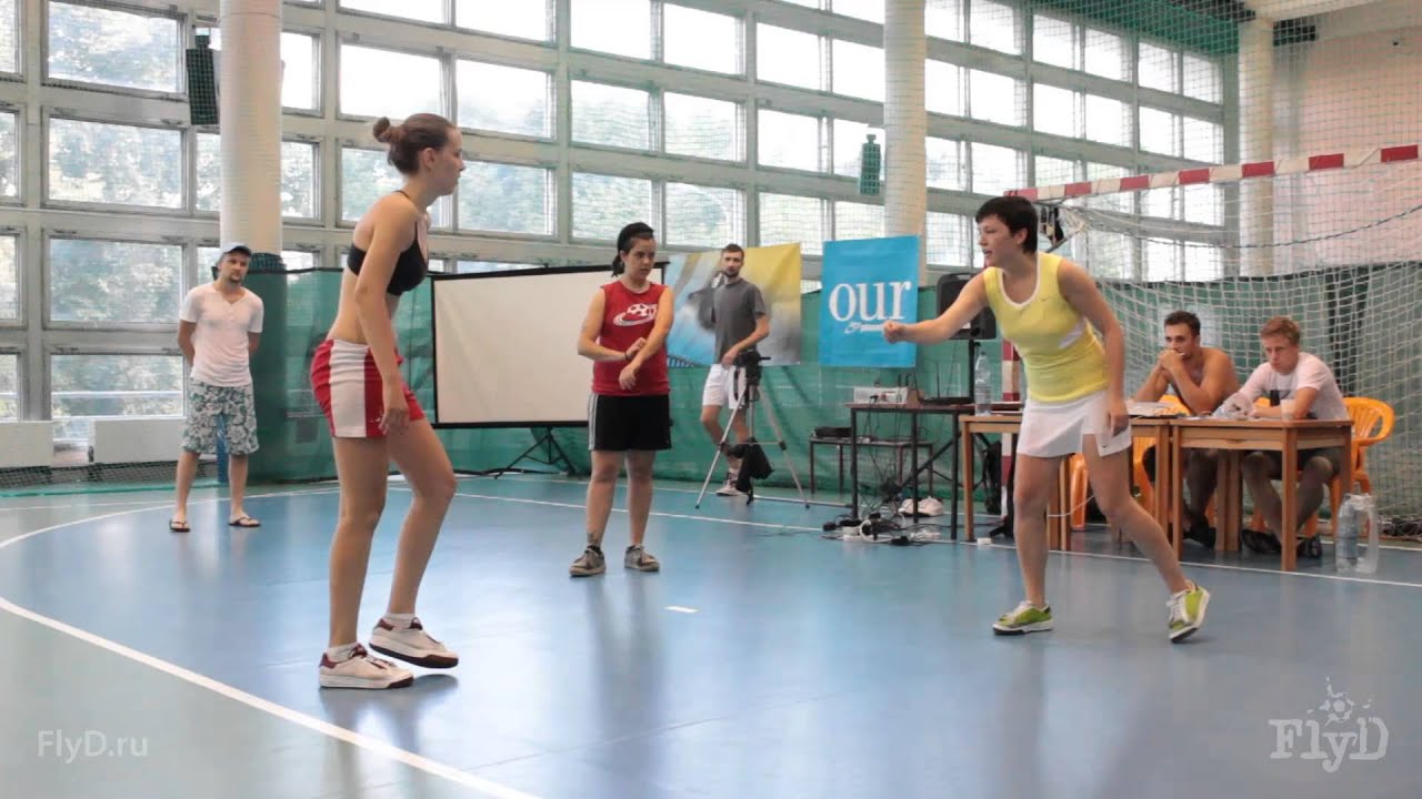 Footbag Euros 2013 / Women's Circle Contest / Final - YouTube