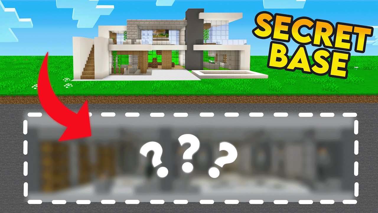 I Built a SECRET BASE on a Minecraft SMP Server!!! - YouTube