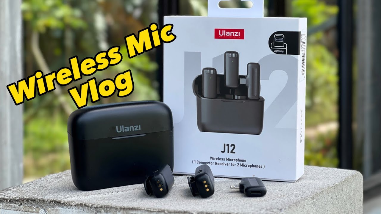 MALIIT NA WIRELESS MIC PARA SA PHONE l ULANZI J12 l APPROVE KAYA? - YouTube