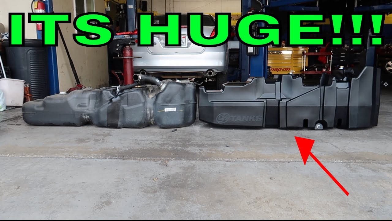 S&B MASSIVE FUEL TANK INSTALL!!! - YouTube