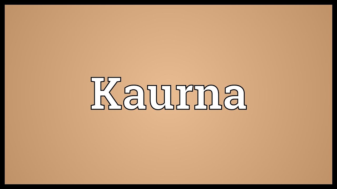 Kaurna Meaning - YouTube