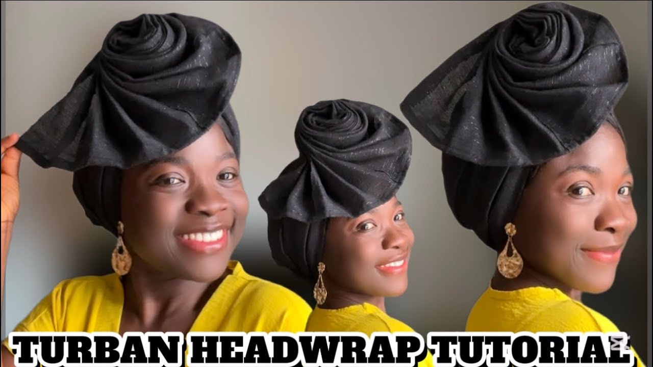 WATCH HOW I ACHIEVED THIS BEAUTIFUL HEADWRAP AT BEGINNERS LEVEL || TUTORIAL - YouTube