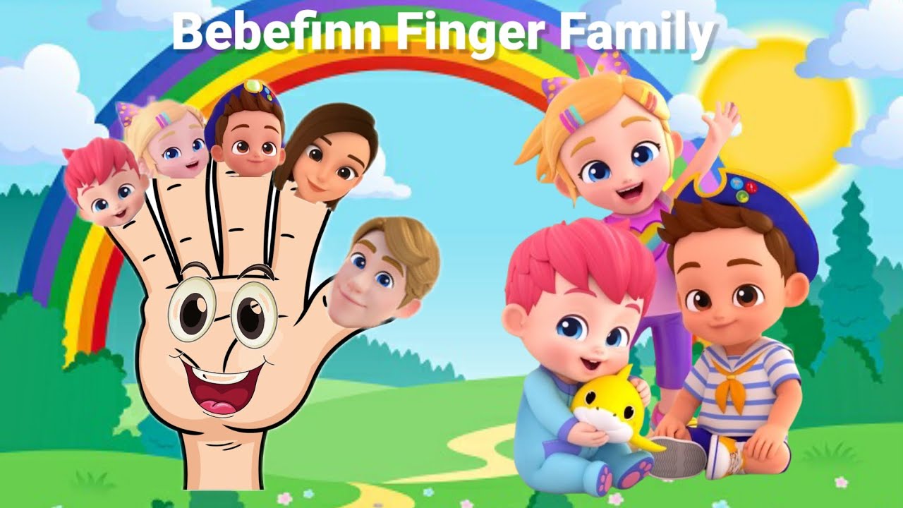 Daddy Finger Song With Bebefinn Finger Family |Bebefinn Family Nursery ...