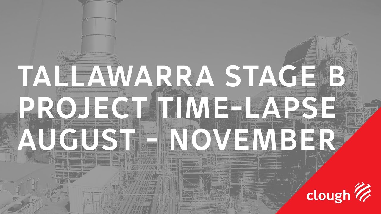 Tallawarra Stage B Project | Time-lapse August - November 2023 - YouTube