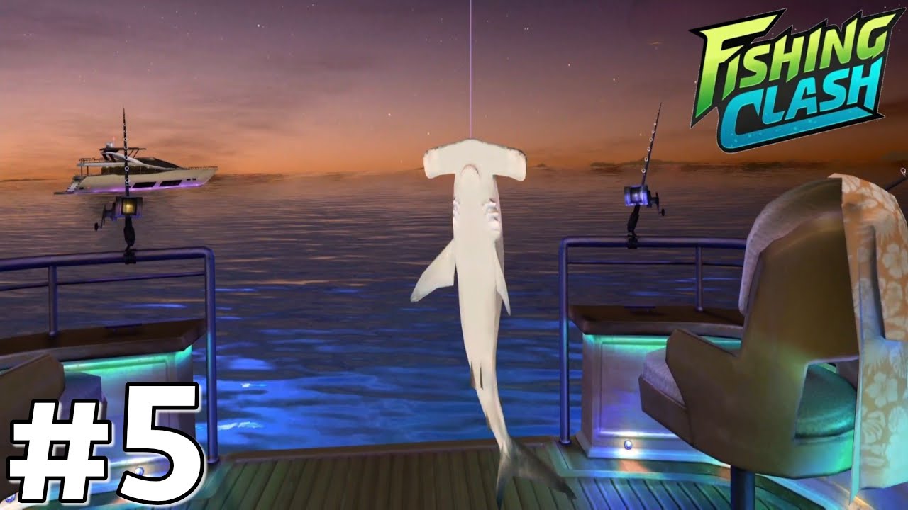 Fishing Hammerhead Shark - Fishing Clash Gameplay Ep5 - YouTube