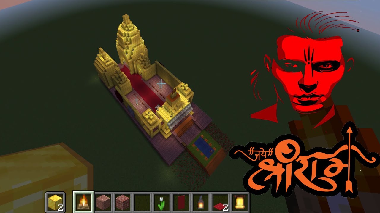 #3 Building Ram Mandir Temple - Minecraft PC - Mandir wahi banayege ...