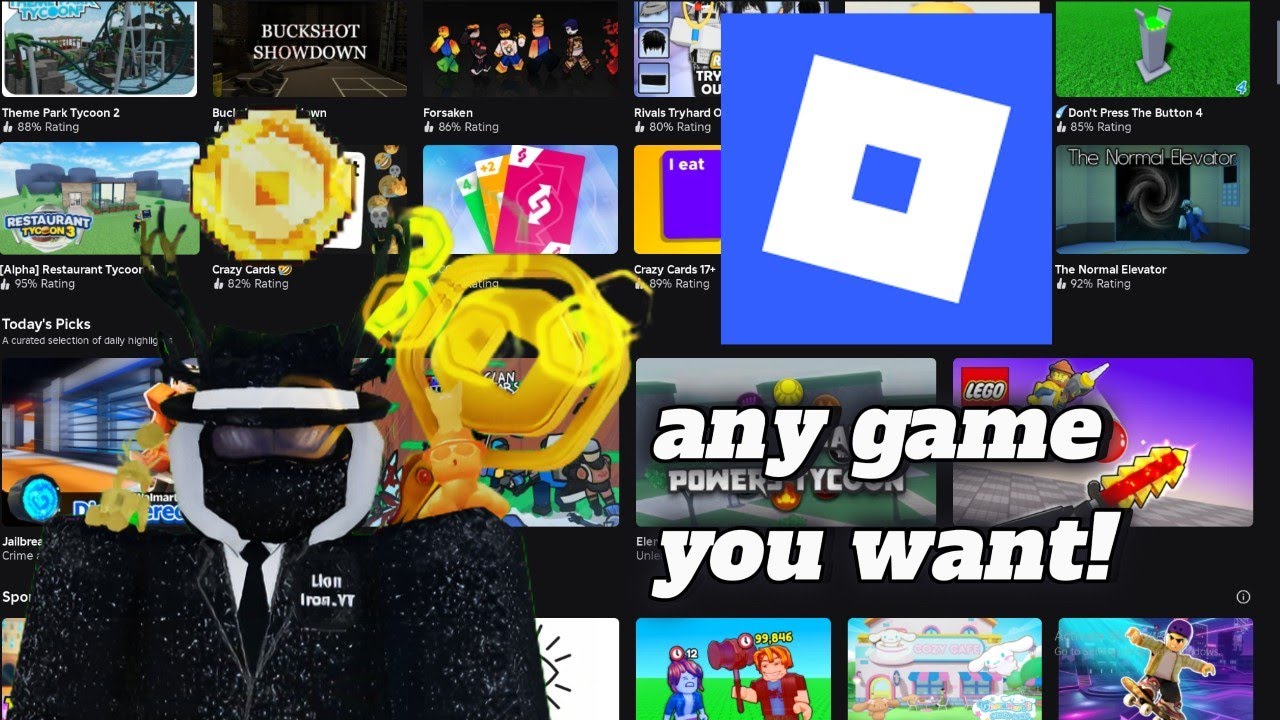 playing any roblox game - YouTube
