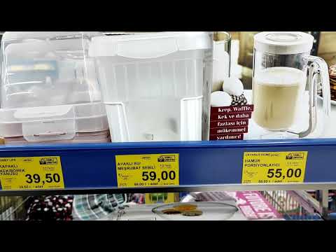 3 Şubat Cuma BİM Market Aktüel Katalog Ürünleri - Çeyizlik ve Mutfak Ürünleri