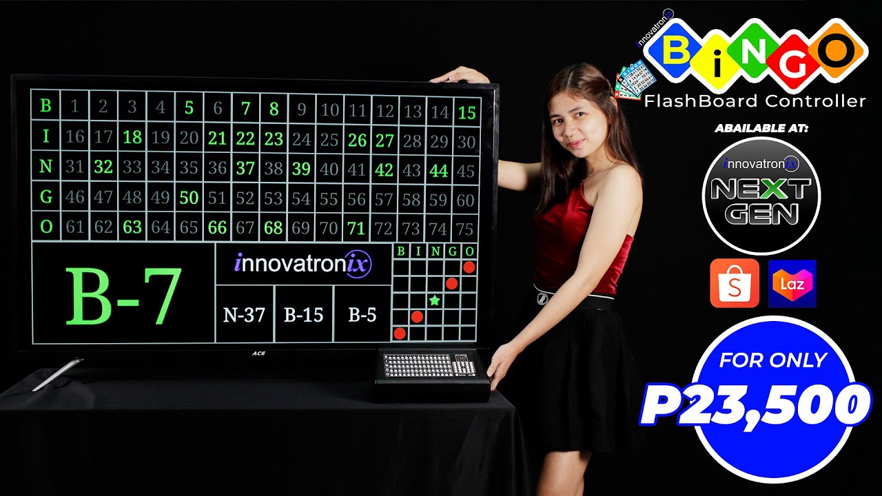Innovatronix NextGen - Bingo Flashboard Controller - YouTube
