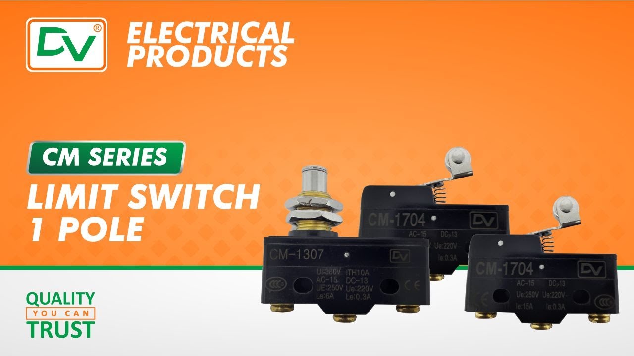 Limit Switch CM Series By DV - YouTube