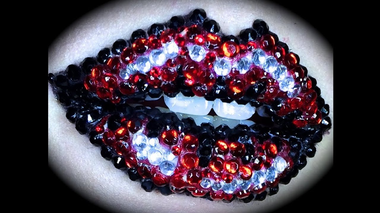 Solid Rhinestone Pop Art Lip ft Born Pretty & ScraPerfect [GIVEAWAY ...