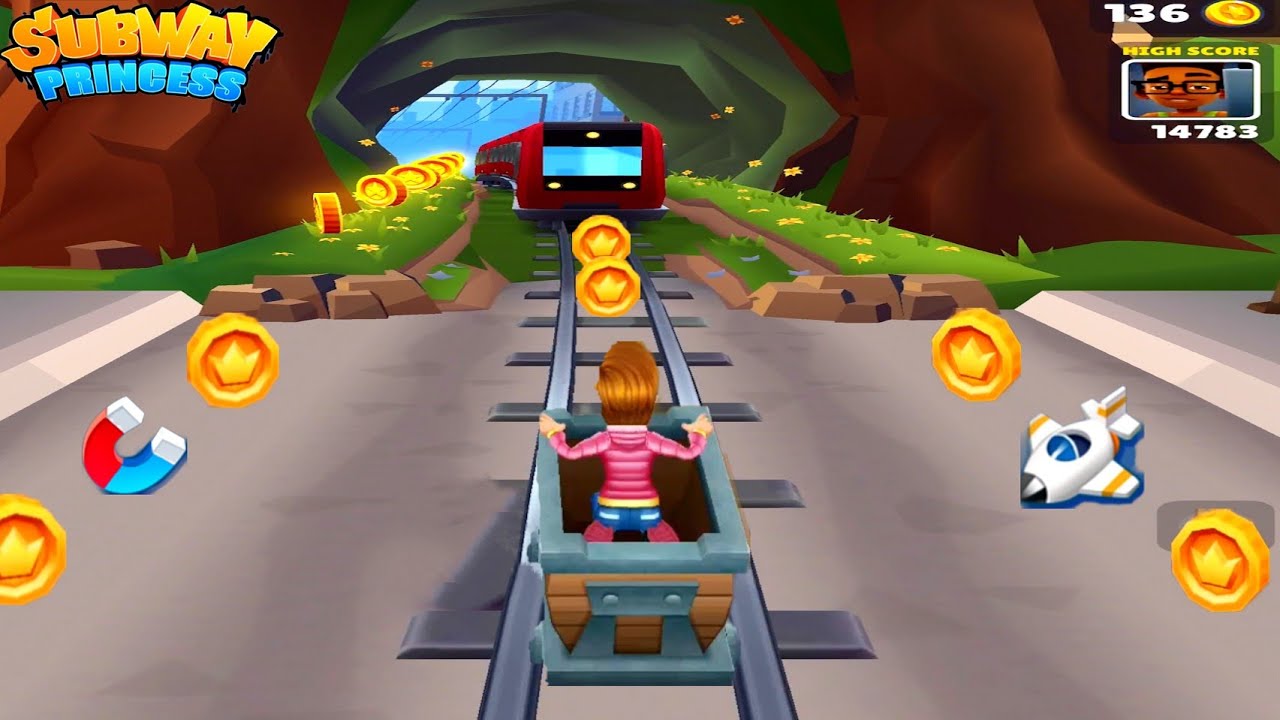 Rail Endless Rush - Subway Princess Runner Game - Android/iOS Gameplay ...