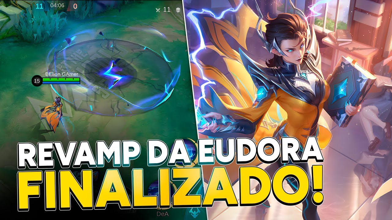 EUDORA É O NOVO META!! VISUAL E HABILIDADES FINALIZADAS! MOBILE LEGENDS ...