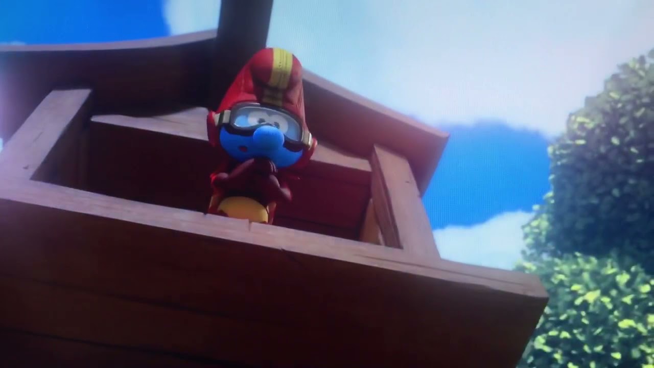 Smurfs a new touch of blue my smurf the hero - YouTube