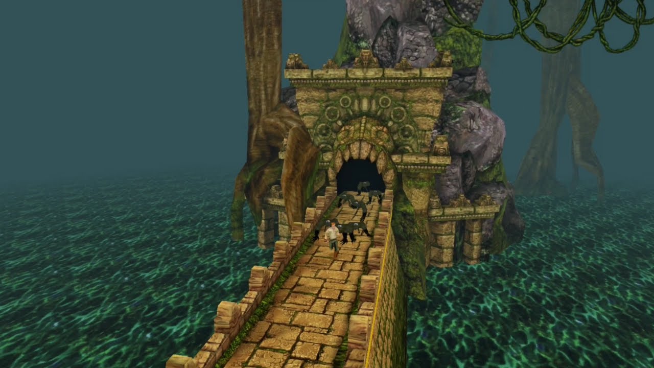 Temple Run | Evil Demon Monkeys nipping at your heels - YouTube