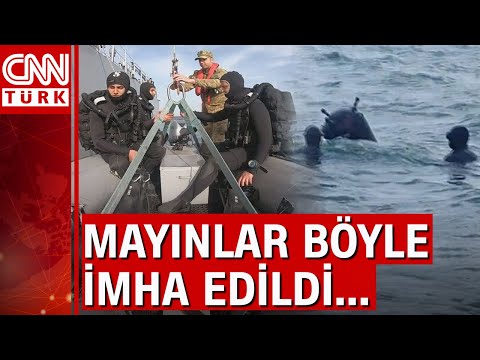 Karadeniz'deki mayınların imhası için SAS timleri devrede... Mayın tehdidine karşı yoğun mesai!