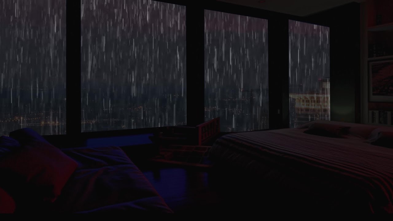 Midnight Window Rain Sounds - 3 Minutes Late night Window Rain sounds ...