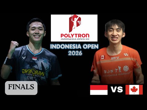 Finals | jonatan christie 🇲🇨 vs viktor lai 🇨🇦 | indonesia open 2026