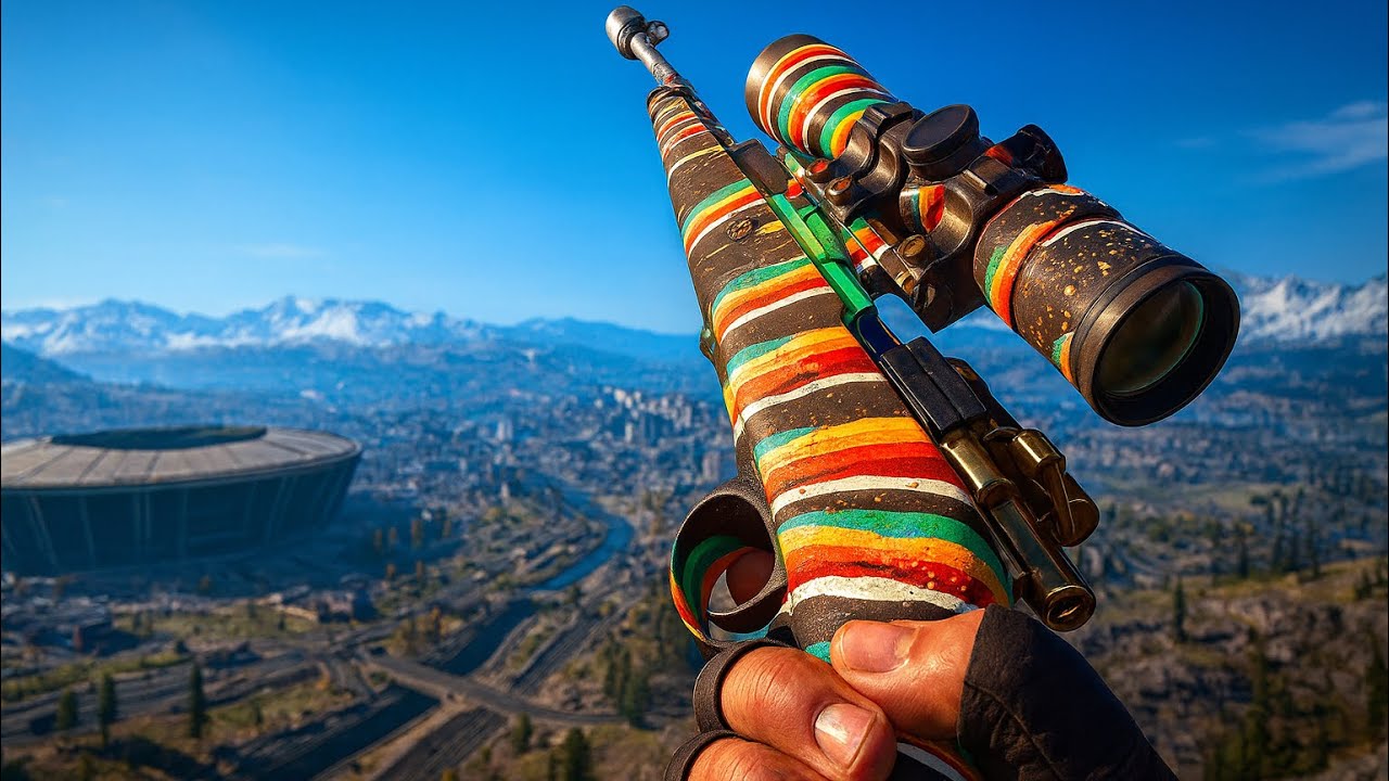 Warzone "Rainbow Tiger" Kar98k Sniper Gameplay | No Commentary - YouTube