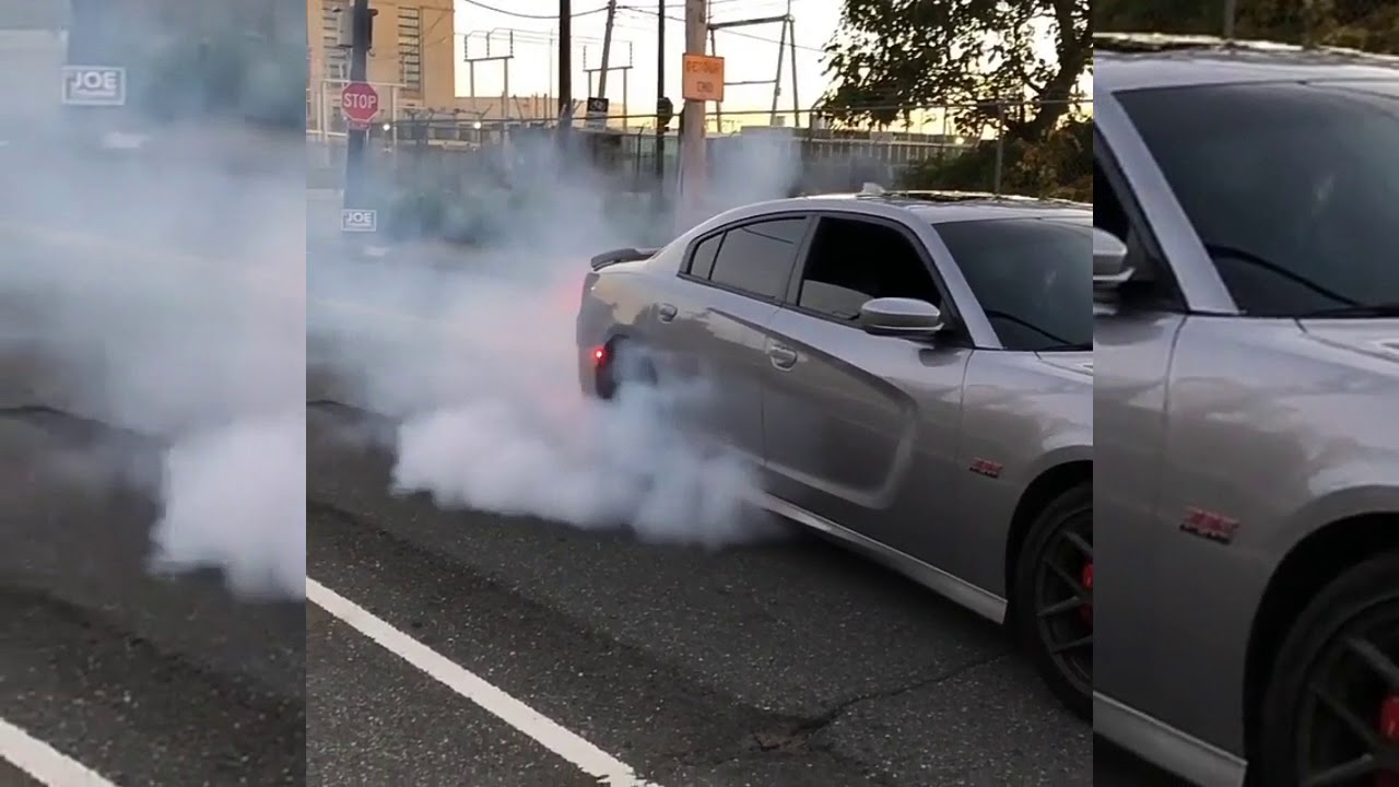 Dodge Charger Srt Hellcat (Cold start, Drags,Drifts,Rev) - YouTube
