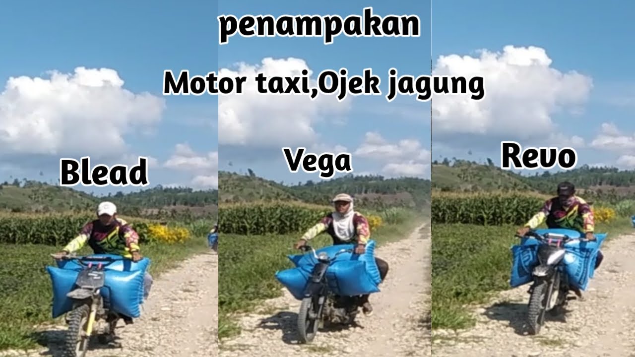 penampakan motor bawaan,motor taxi,ojek jagung - YouTube