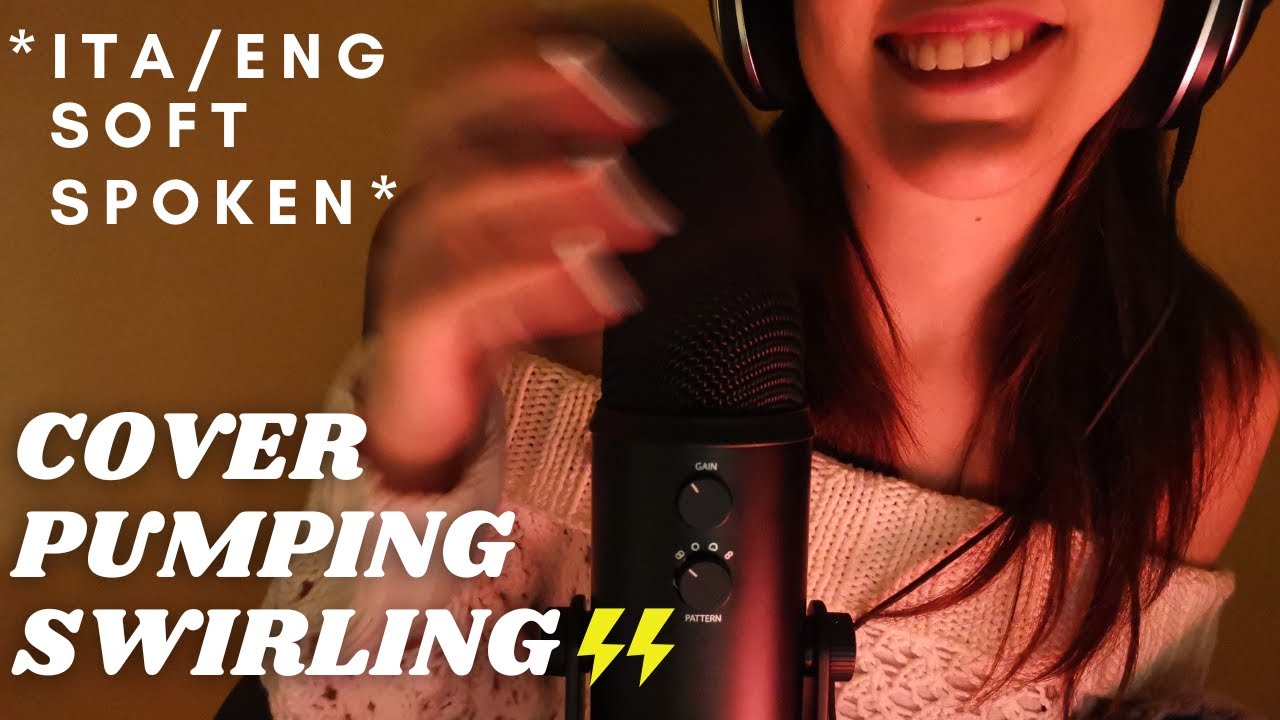 ASMR - FAST and AGGRESSIVE MIC COVER PUMPING, SWIRLING, Rubbing with ...
