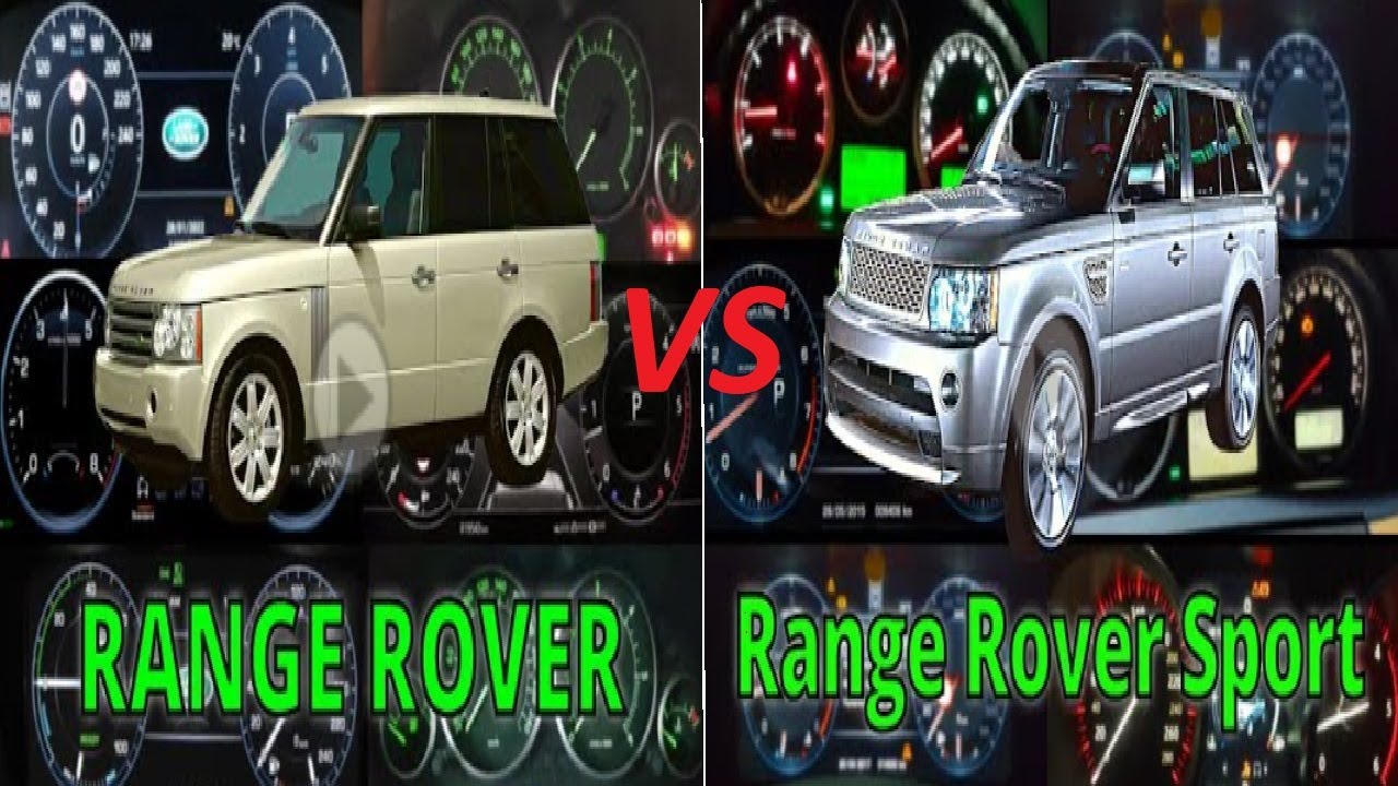 Range Rover VS Range Rover Sport - Acceleration Battle - YouTube