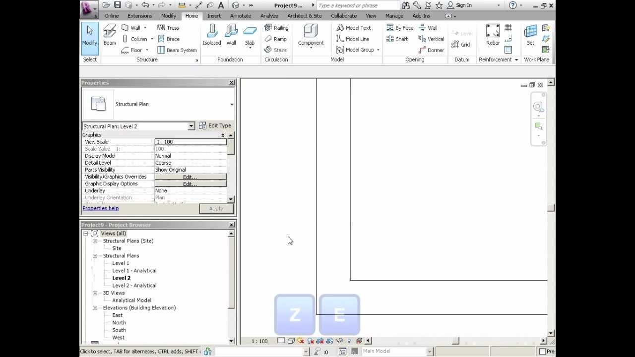 InfiniteSkills Tutorial | Revit Structure 2012 Training - Zooming Tools ...