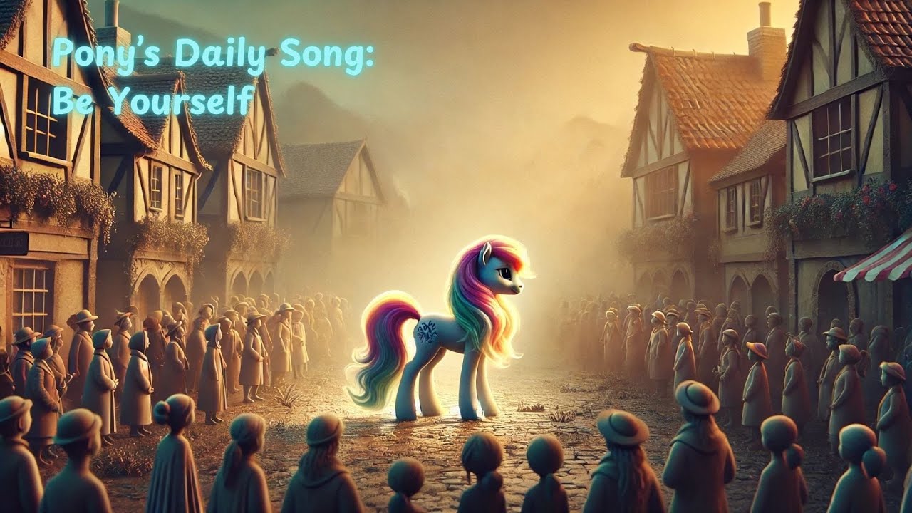 Pony's Daily Song: Be Yourself #cute #song #3d #pony #horse #foryou ...