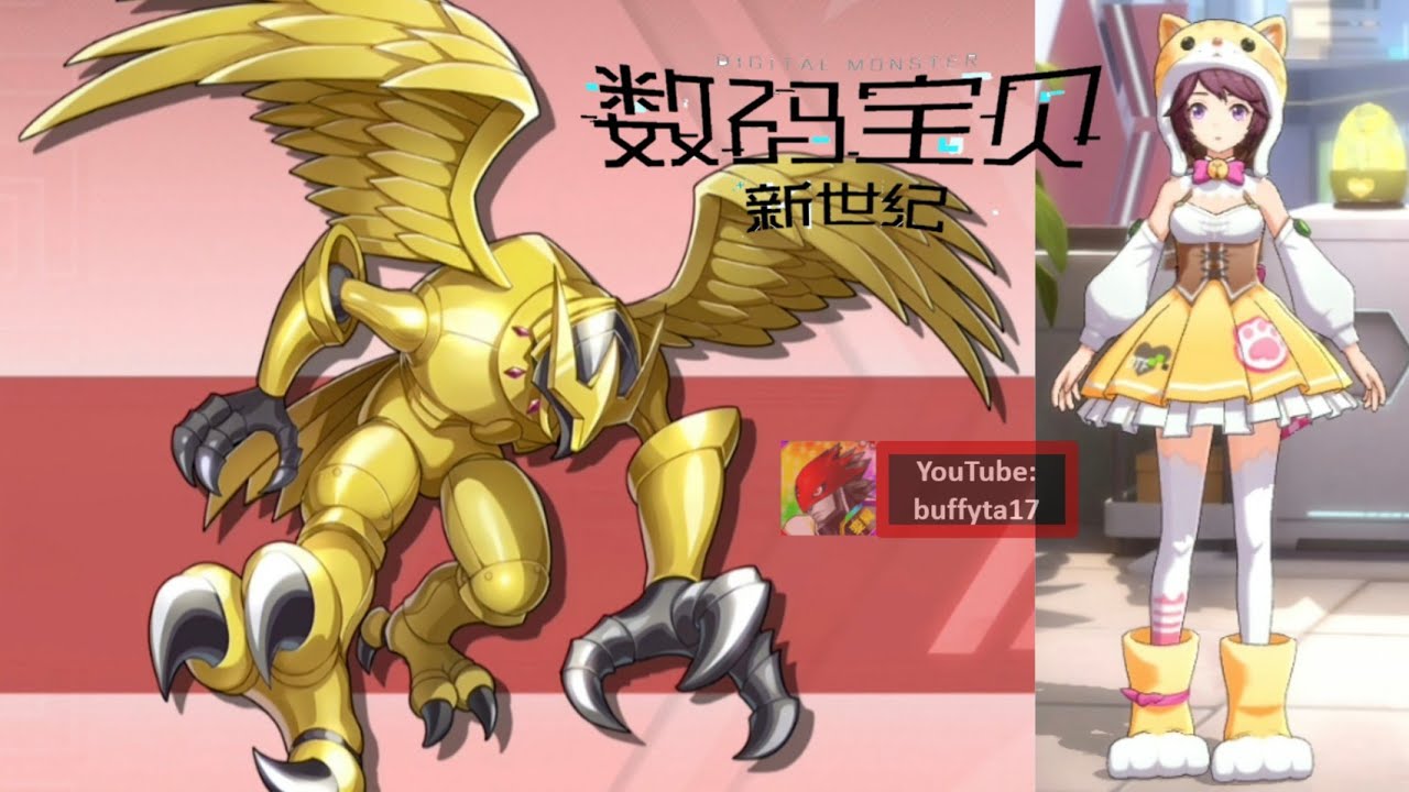 Digimon New Century - Crossmon / Eaglemon Digivolution, upcoming ...