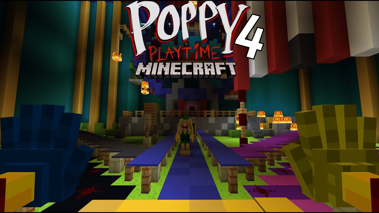 Poppy Playtime Chapter 4 - Minecraft New map FUN - YouTube
