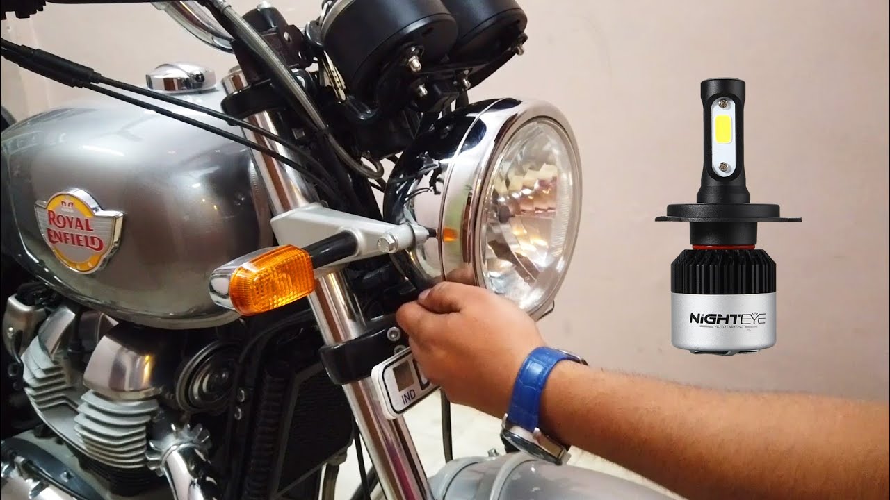 Installing LED in my interceptor 650 - King Indian - King Indian - YouTube
