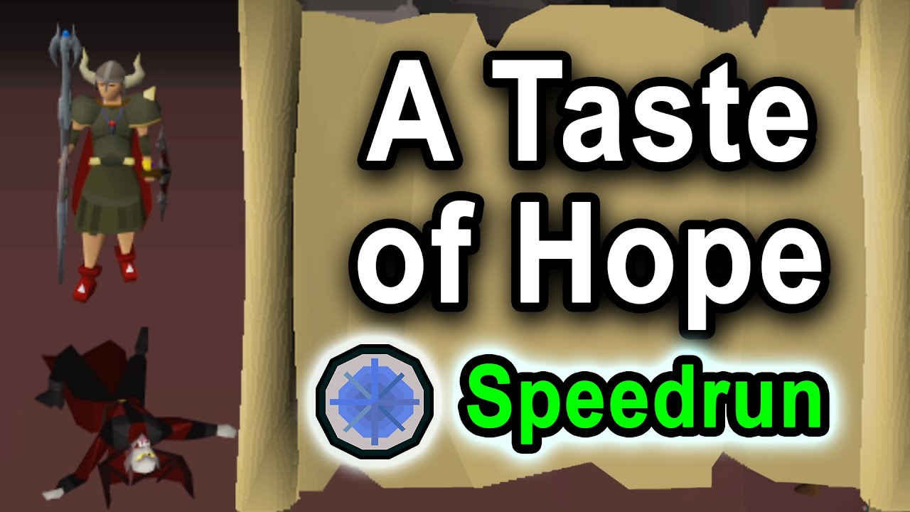 A Taste of Hope - Quest Guide OSRS - YouTube