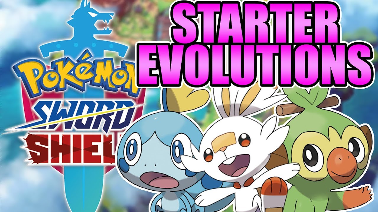 Pokemon Sword Starters Evolution Chart