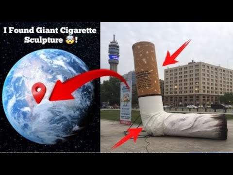 I found very strange giant cigarette 🚬 📍😱 #googleearth #eartheffects89 ...