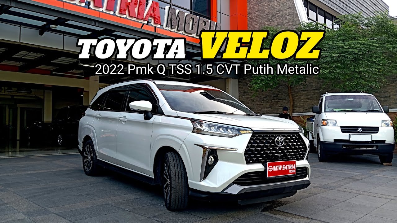 REVIEW New Toyota Veloz 2022 Pmk Q TSS 1.5 CVT Putih Metalic - YouTube