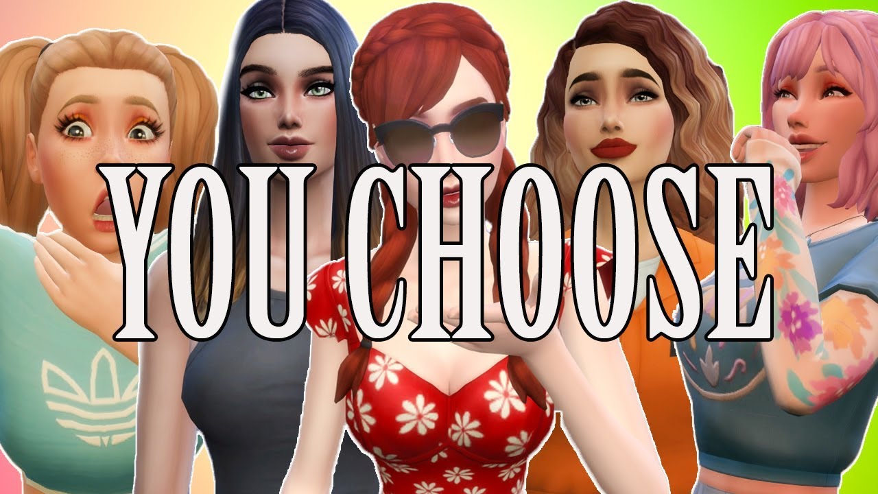 Sims 4 Rags to Riches: Choose Our Sim! - YouTube