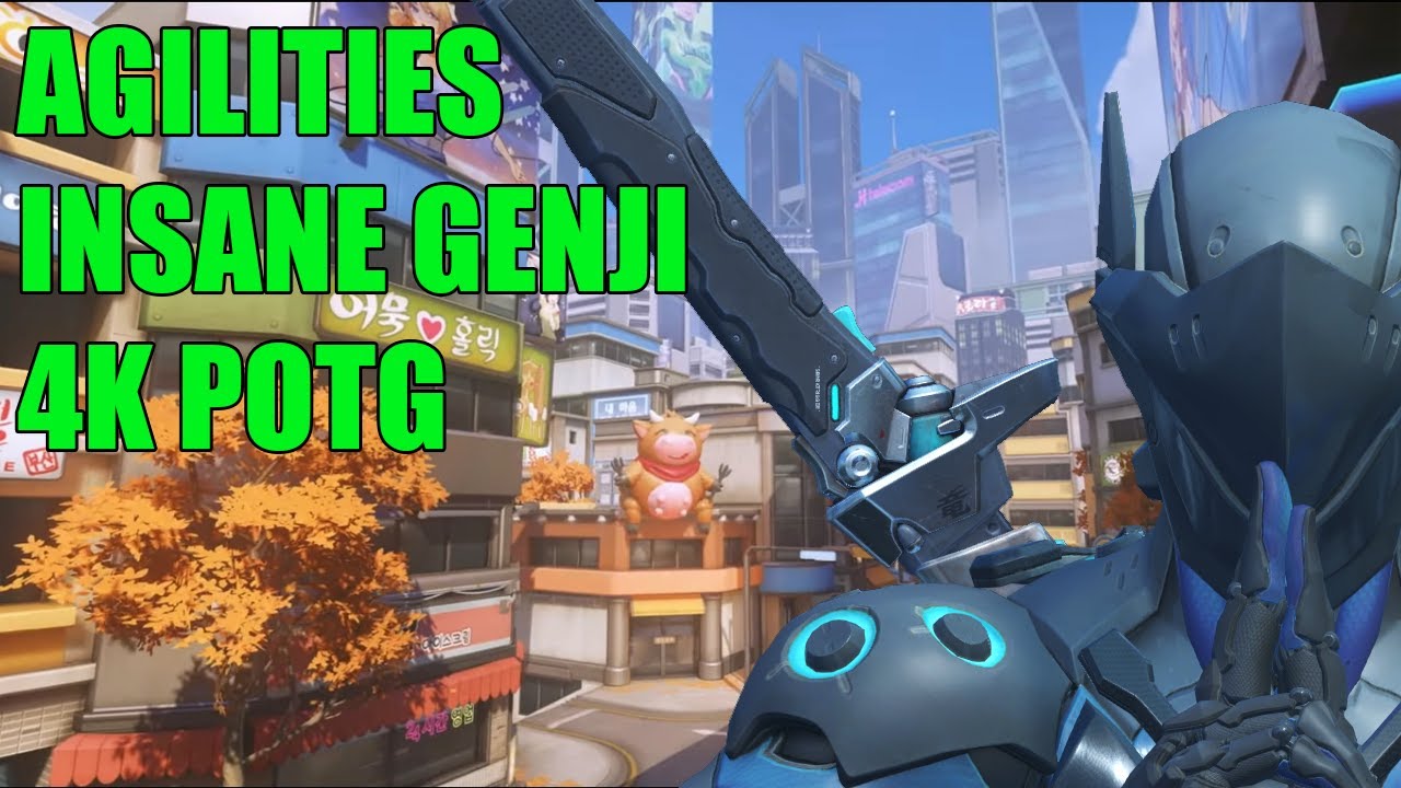 Agilities Insane Genji Gameplay Potg Top 500 Overwatch Season 26