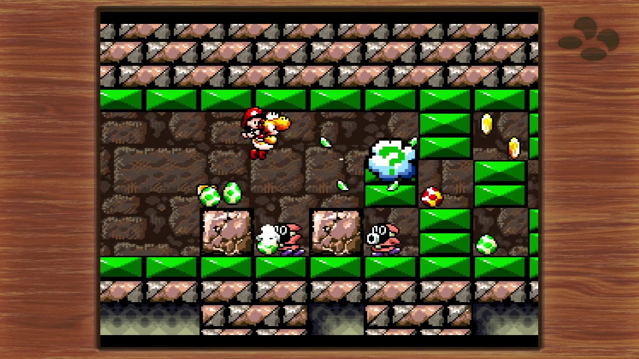 Yoshi's Island SNES Mini - Level 4-4 Marching Milde's Fort 100 pts ...