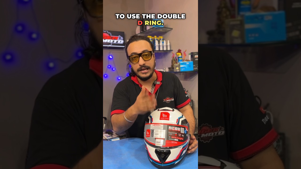 How to fasten Double D ring in Helmets #technicaltiger #doubleD # ...