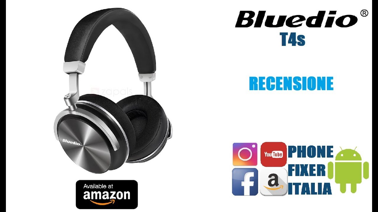 Bluedio Turbine T4s Recensione By PHONE FIXER ITALIA - YouTube