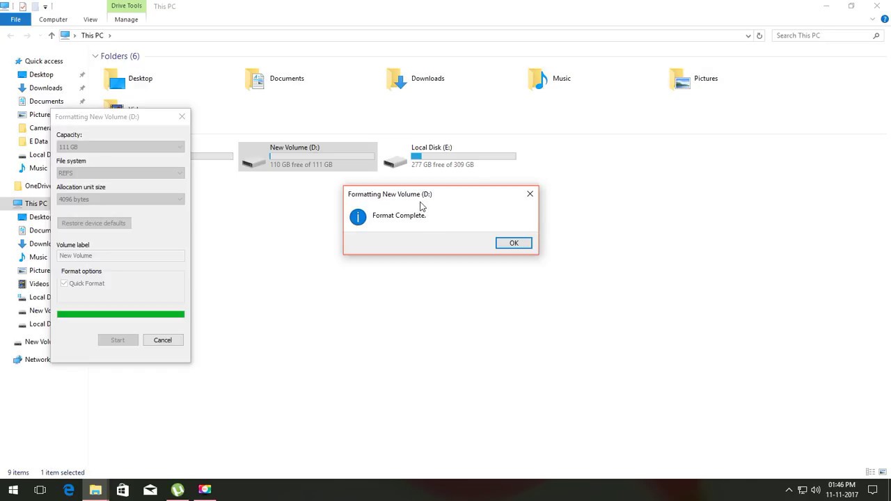 How to Convert NTFS to REFS on Windows 10 - YouTube
