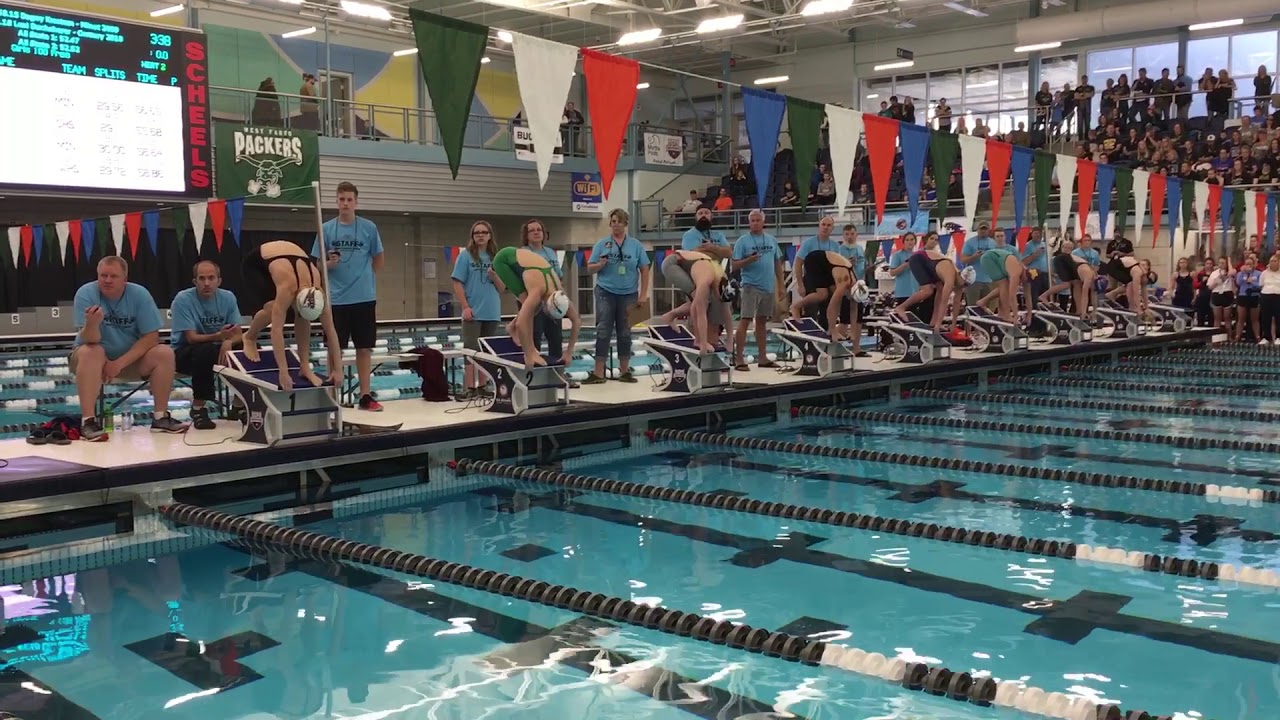 100 Yard Freestyle 11/10/18 - YouTube