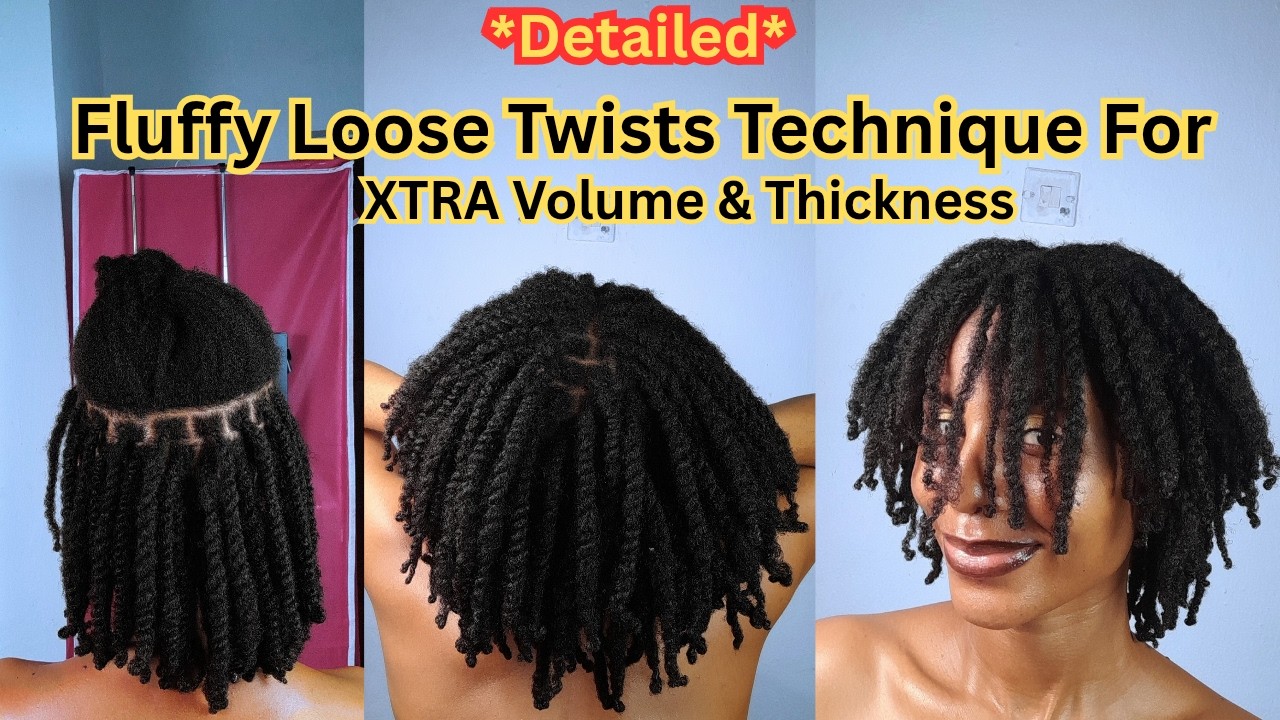 I tried this DIY hack to achieve voluminous loose mini twists without ...
