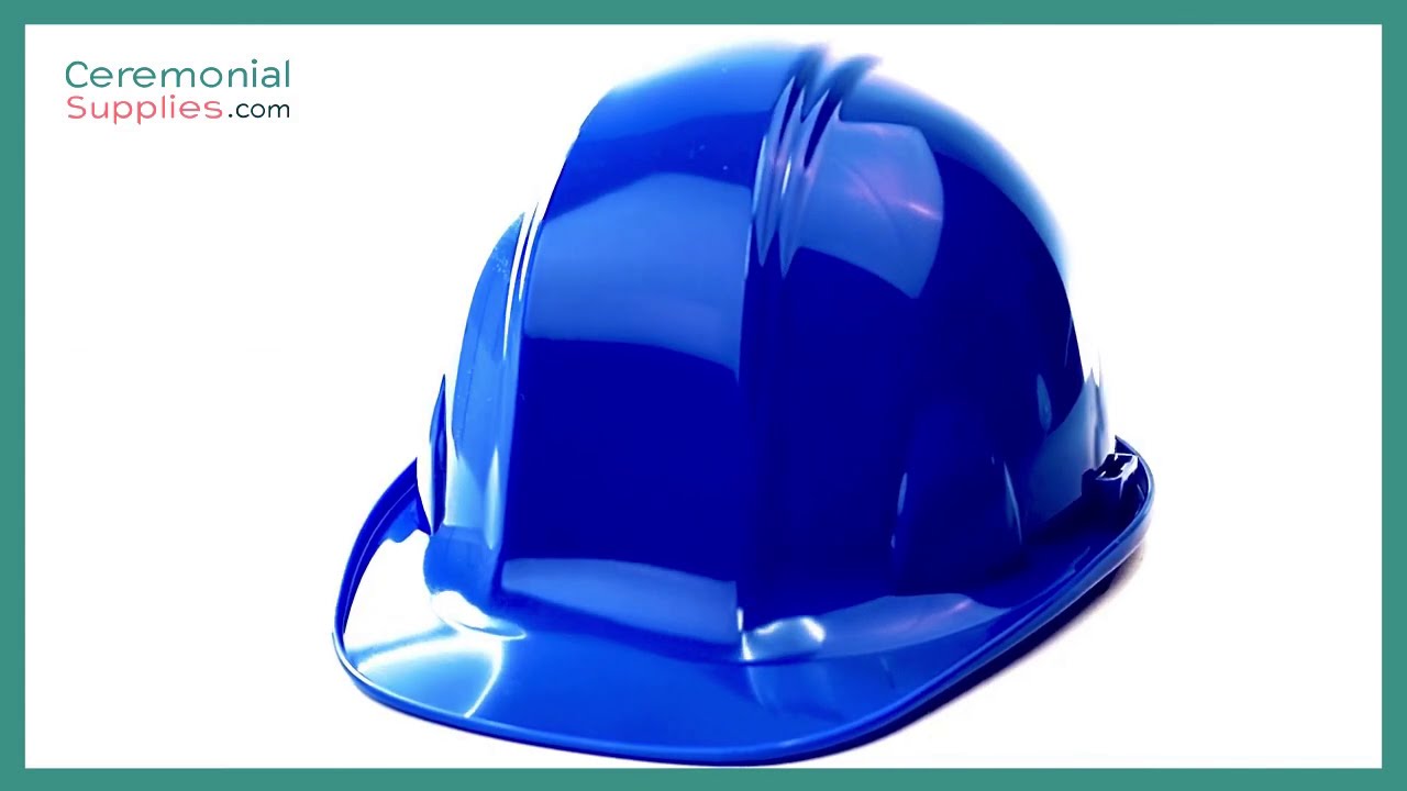 Ceremonial Groundbreaking Hard Hat - YouTube